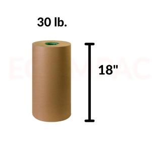 Kraft Paper Roll 30 lb. 18" x1200' – printblanks